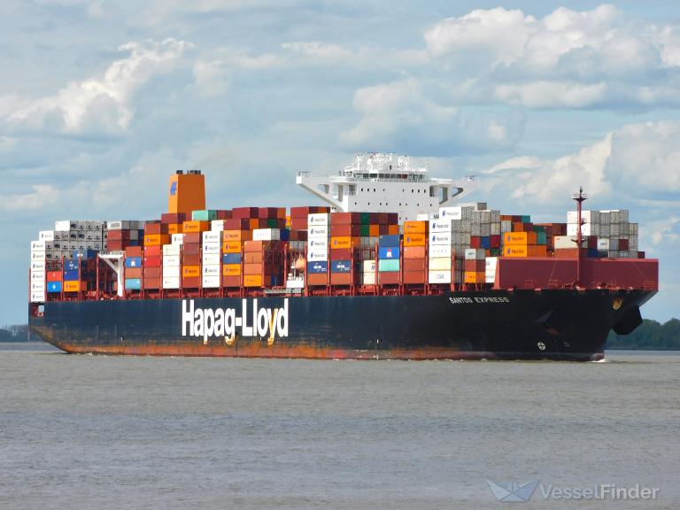 SANTOS EXPRESS, Container Ship - Details and current position - IMO ...