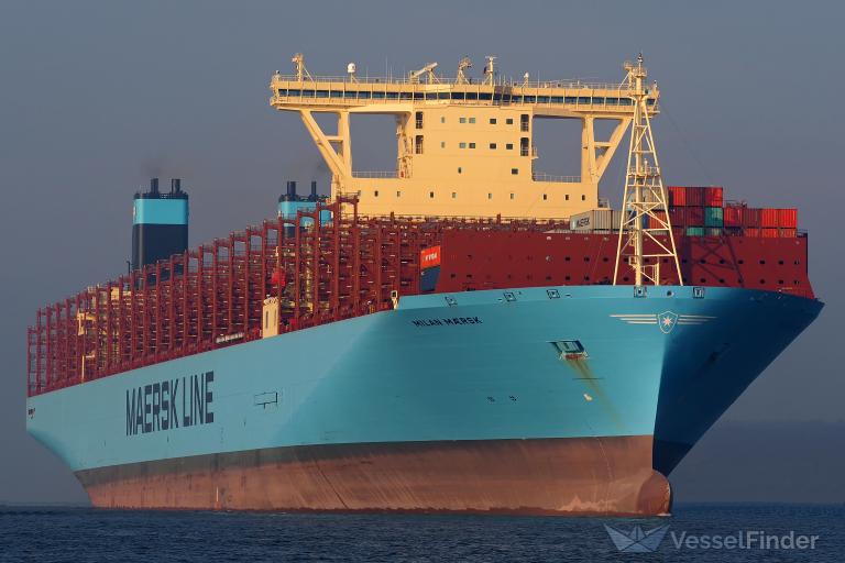 MILAN MAERSK, Container Ship - Details and current position - IMO ...