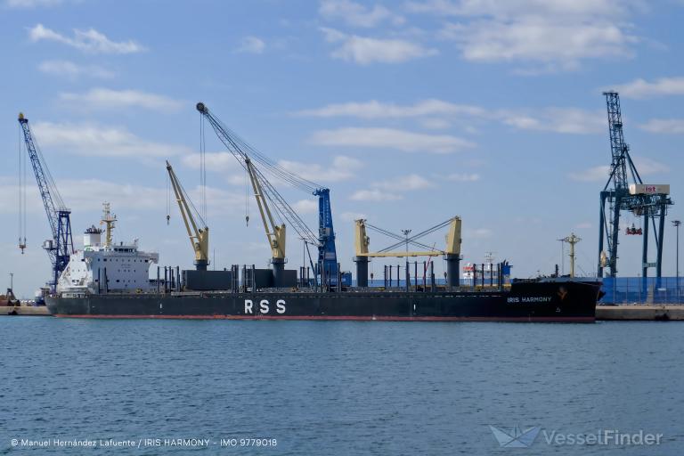 IRIS HARMONY, Bulk Carrier - Details and current position - IMO 9779018 ...