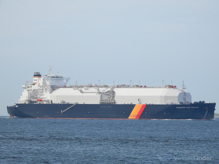 DIAMOND GAS ORCHID, LNG Tanker - Details and current position - IMO ...