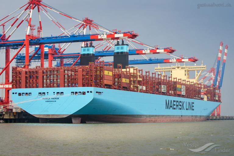 MANILA MAERSK, Container Ship - Detalles del buque y posición actual ...