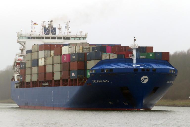 DELPHIS RIGA, Container Ship - Scheepsdetails en huidige positie - IMO ...