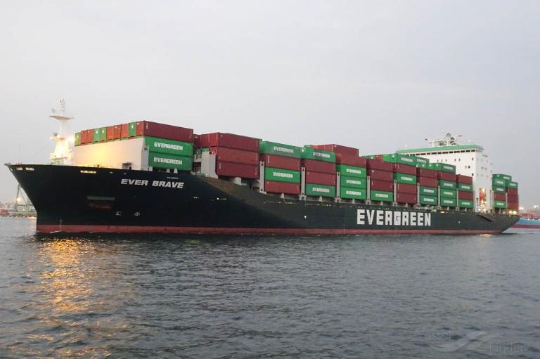 EVER BRAVE, Container Ship - Details and current position - IMO 9784130 ...