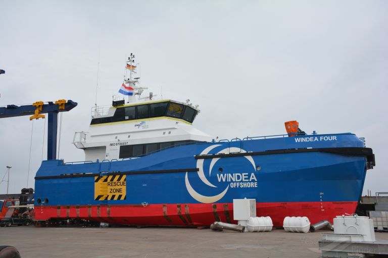 WINDEA FOUR, Work/Repair Vessel - Scheepsdetails en huidige positie - IMO 9786657 MMSI 211727520 ...