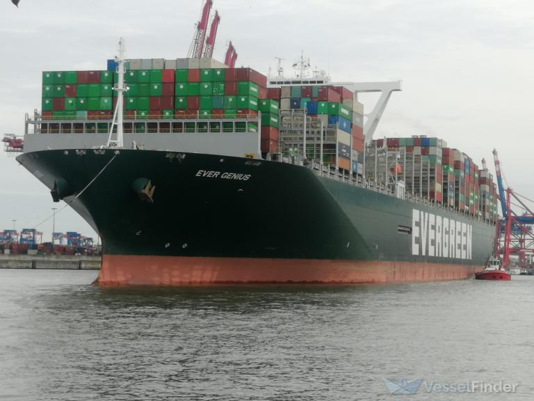 EVER GENIUS, Container Ship - Details and current position - IMO ...