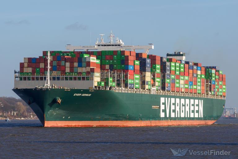 EVER GENIUS, Container Ship - Details and current position - IMO ...
