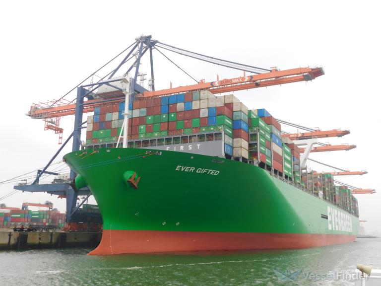 EVER GIFTED, Container Ship - Details and current position - IMO ...