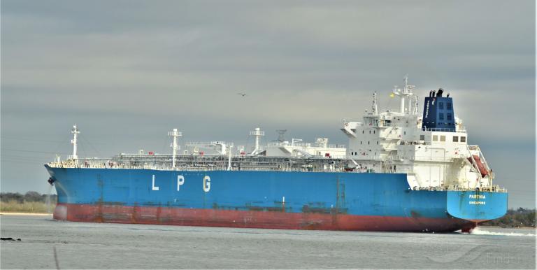 PARTHIA, LPG Tanker - Details and current position - IMO 9790220 ...