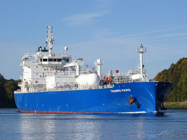 TRAMMO PARIS, LPG Tanker - Detalles del buque y posición actual - IMO ...