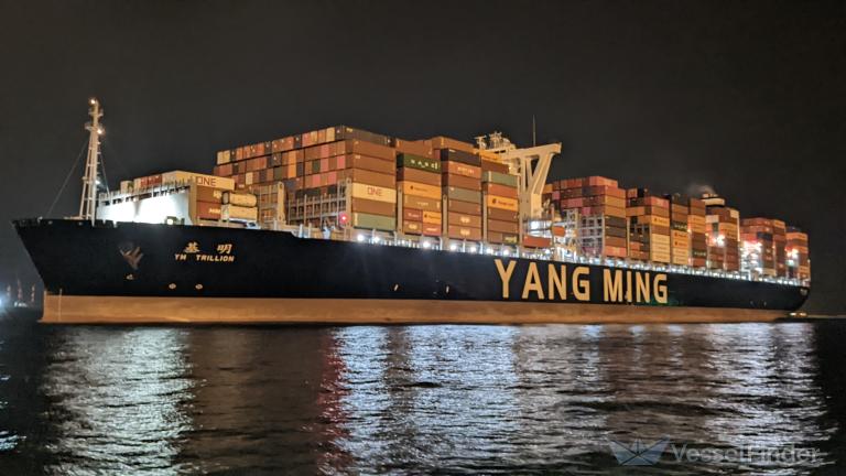 YM TRILLION, Container Ship - Details and current position - IMO ...