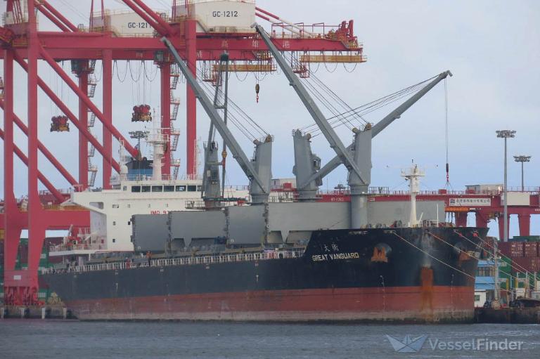 GREAT VANGUARD, Bulk Carrier - Details and current position - IMO ...