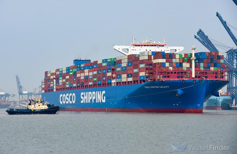 COSCO GALAXY, Container Ship - Details and current position - IMO ...