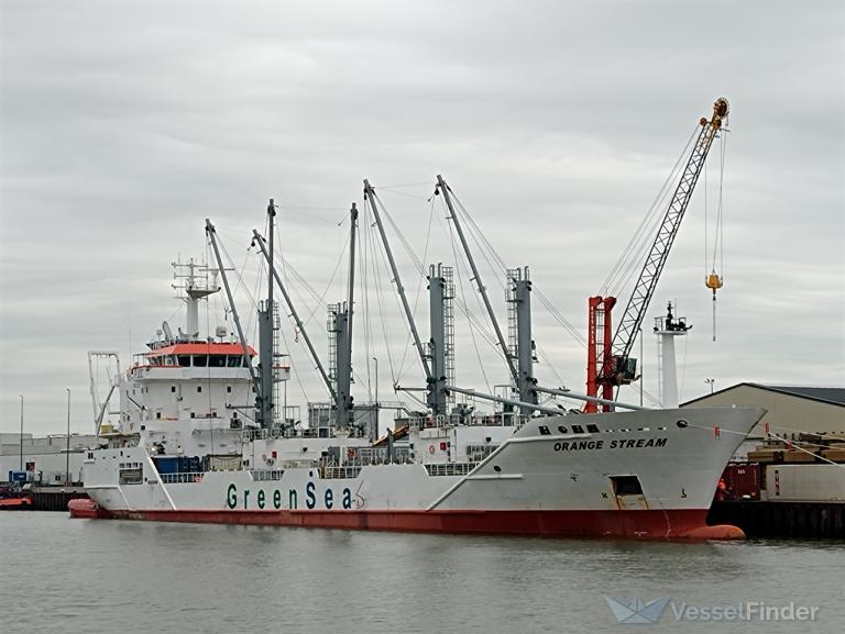 ORANGE STREAM, Refrigerated Cargo Ship - Details and current position ...
