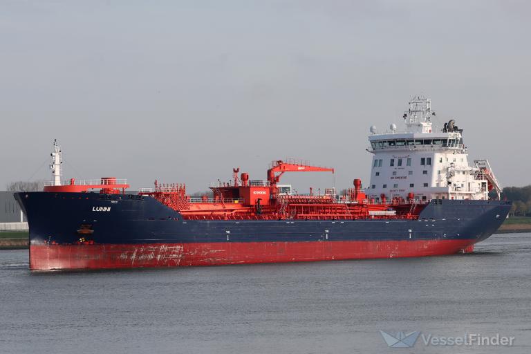 LUNNI, Chemical/Oil Products Tanker - Details and current position ...