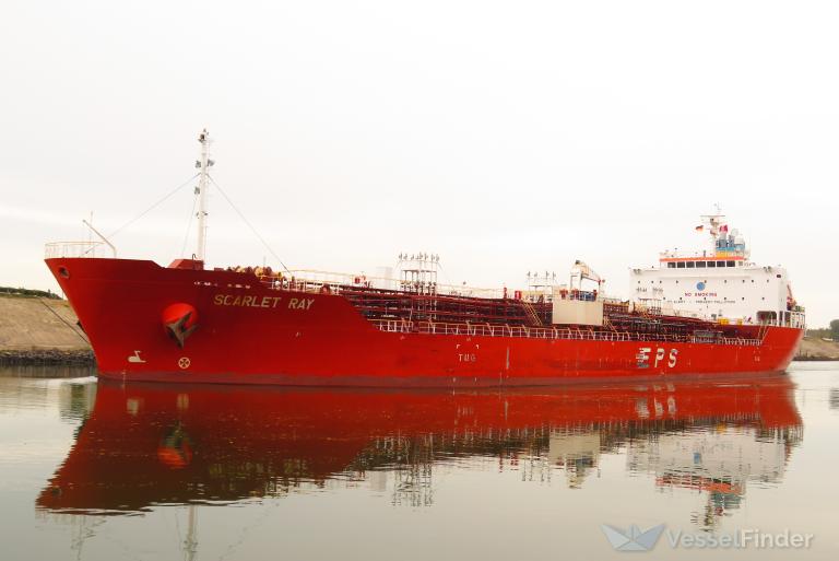 SCARLET RAY, Chemical/Oil Products Tanker - Scheepsdetails en huidige ...