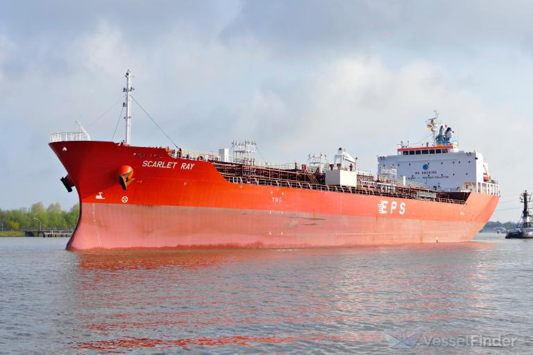 SCARLET RAY, Chemical/Oil Products Tanker - Dettagli della nave e posizione attuale - IMO ...
