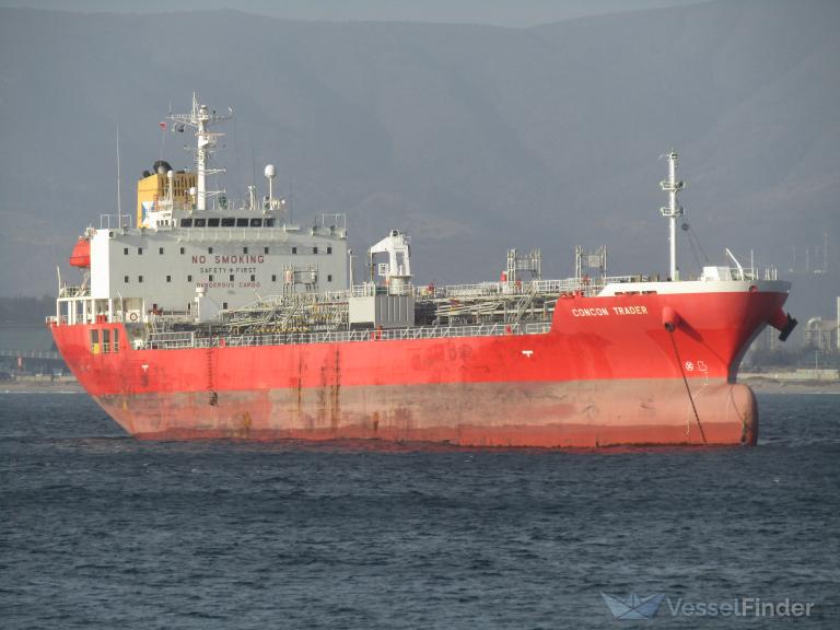 CONCON TRADER, Chemical/Oil Products Tanker - Details and current position - IMO 9800037 ...