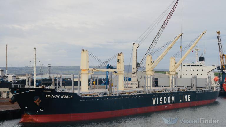 BUNUN NOBLE, Bulk Carrier - Details and current position - IMO 9801287 ...