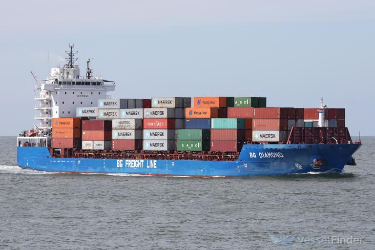 BG DIAMOND, Container Ship - Details and current position - IMO 9803675 ...