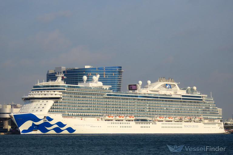 ENCHANTED PRINCESS, Passenger (Cruise) Ship - Details and current ...