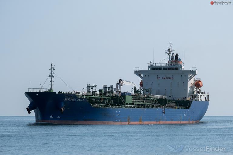 FAIRCHEM ANGEL, Chemical/Oil Products Tanker - Details and current ...