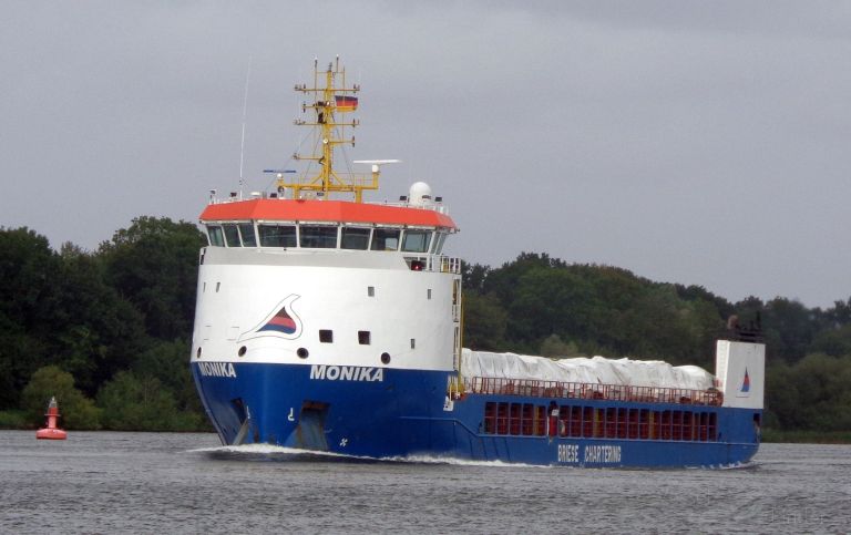 MONIKA, General Cargo Ship - Schiffsdaten und aktuelle Position - IMO ...