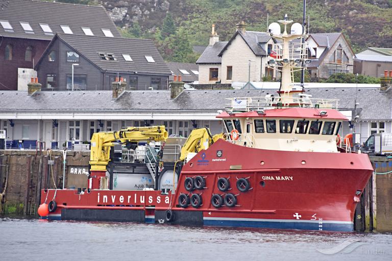 GINA MARY, Work/Repair Vessel - Details and current position - IMO ...