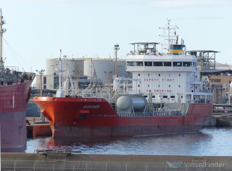 GIOCONDA, Chemical/Oil Products Tanker - Detalles del buque y posición ...