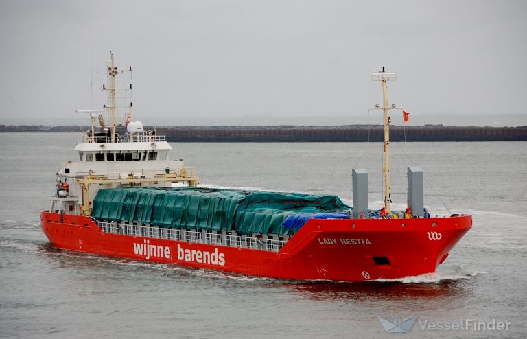 LADY HESTIA, General Cargo Ship - Skibsdetaljer og nuværende position ...