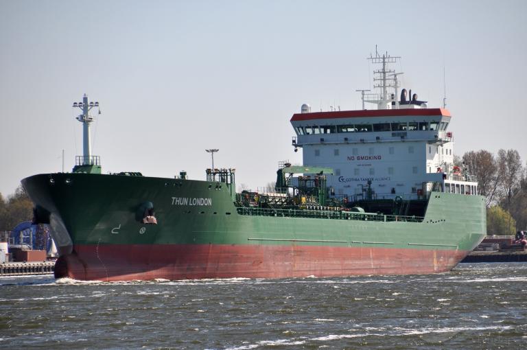 THUN LONDON, Chemical/Oil Products Tanker - Détails du bateau et ...