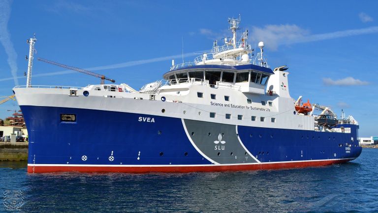 SVEA, Research Vessel - Details and current position - IMO 9829332 ...