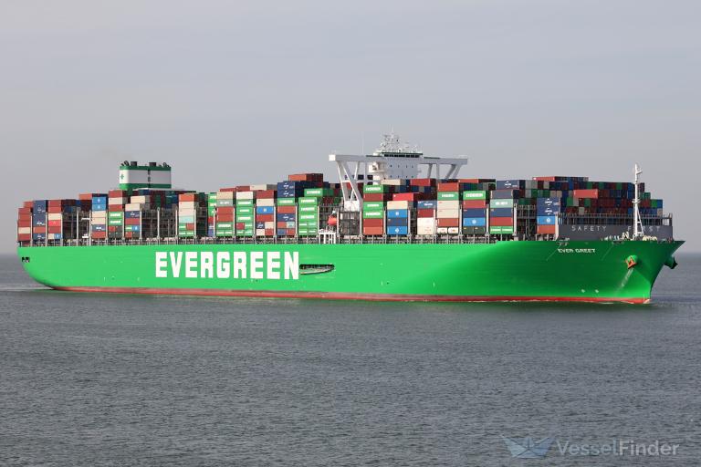 EVER GREET, Container Ship - Details and current position - IMO 9832729 ...