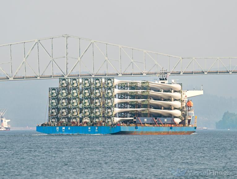 FAN ZHOU 6, Deck Cargo Ship - Details and current position - IMO ...