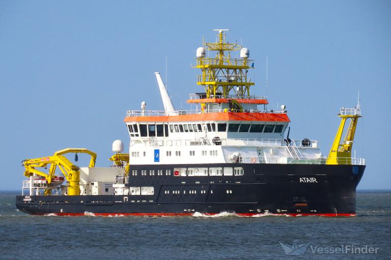 ATAIR, Research Vessel - Details and current position - IMO 9835496 - VesselFinder