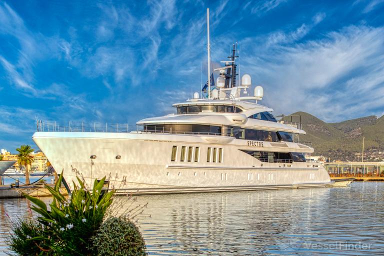 SPECTRE, Yacht - Details and current position - IMO 9837999 - VesselFinder