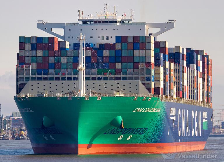 CMA CGM CONCORDE, Container Ship - Details and current position - IMO ...