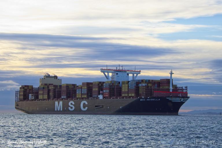 MSC ISABELLA, Container Ship - Данные судна и текущее положение - IMO ...