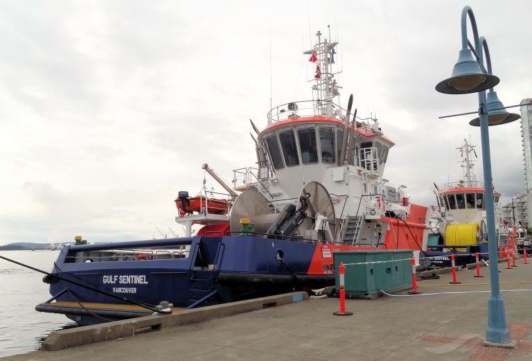 GULF SENTINEL, Pollution Control Vessel - Details and current position ...
