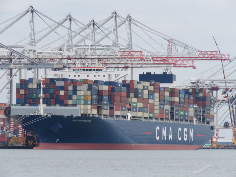 CMA CGM ARGENTINA, Container Ship - Schiffsdaten und aktuelle Position ...
