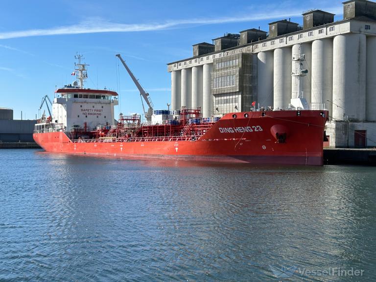 DING HENG 23, Chemical/Oil Products Tanker - Details and current ...
