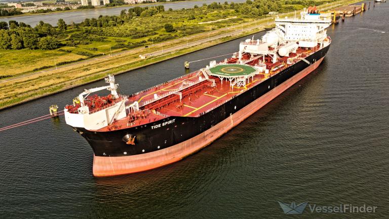 TIDE SPIRIT, Crude Oil Tanker - Details and current position - IMO ...