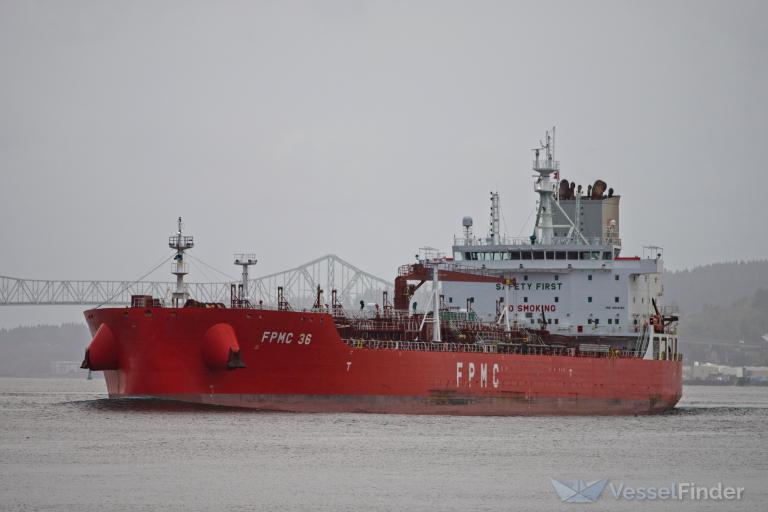 FPMC 36, Chemical/Oil Products Tanker - Details and current position ...