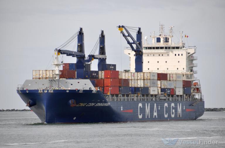 CMA CGM SINNAMARY, Container Ship - Details and current position - IMO ...