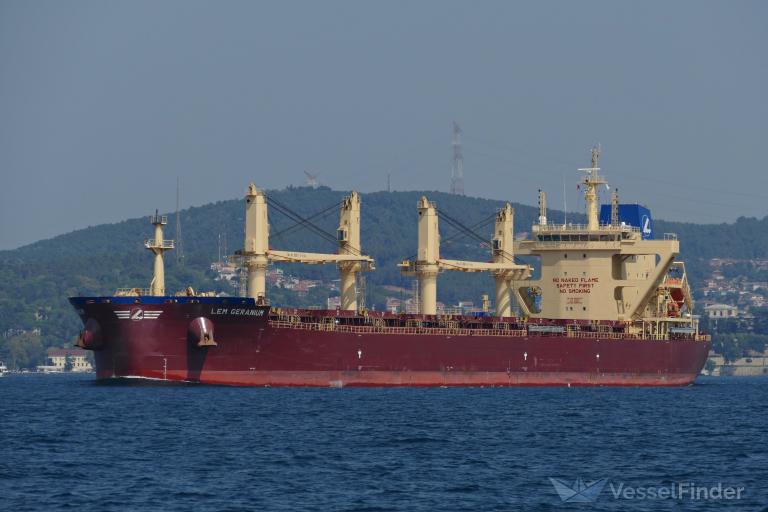LEM GERANIUM, Bulk Carrier - Detalles del buque y posición actual - IMO ...