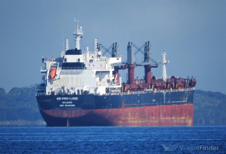 SSI PRIVILEGE, Bulk Carrier - Details and current position - IMO ...