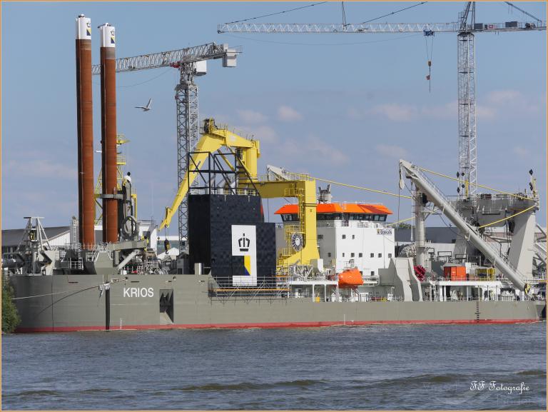 KRIOS, Dredger - Details and current position - IMO 9848235 - VesselFinder