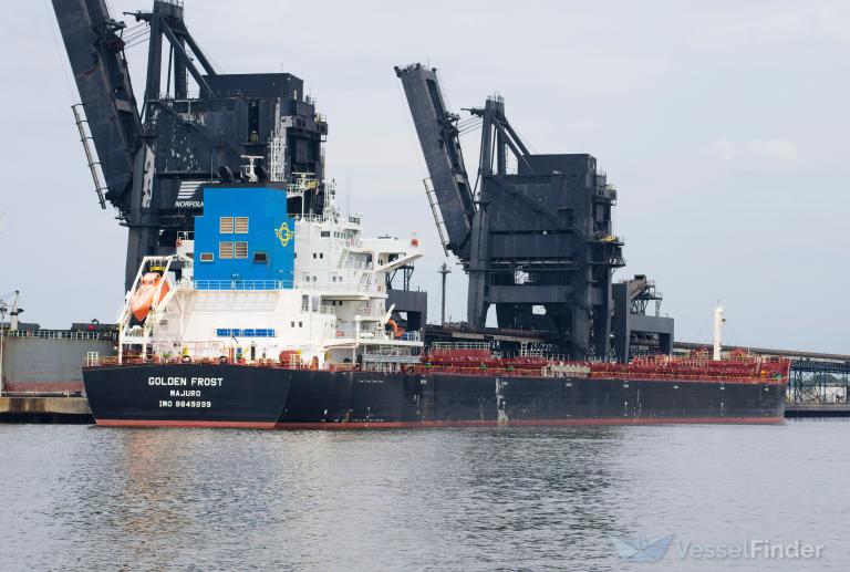 GOLDEN FROST, Bulk Carrier - Details and current position - IMO 9849899 ...