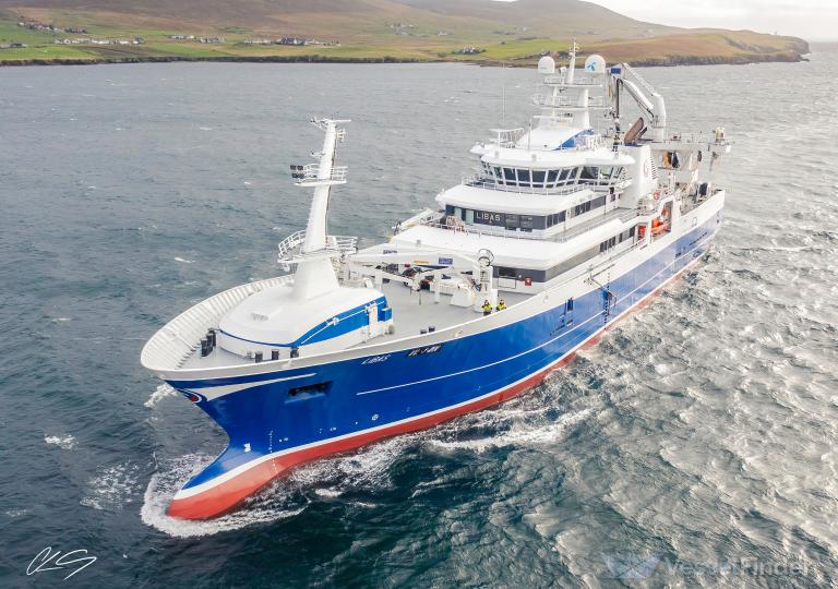 LIBAS, Fishing Vessel - Details and current position - IMO 9850989 ...
