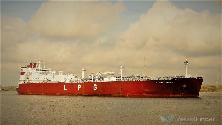 CLIPPER WILMA, LPG Tanker - Details and current position - IMO 9855941 ...