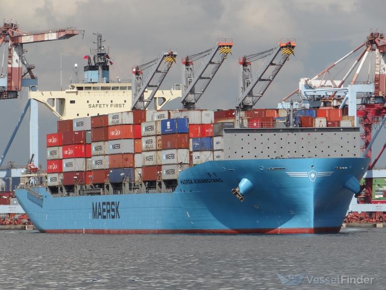 MAERSK KWANGYANG, Container Ship - Details and current position - IMO 9858747 - VesselFinder